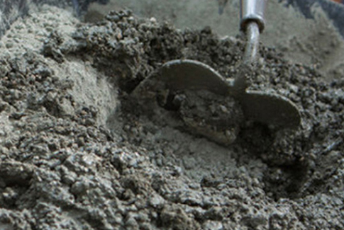 Mixing Mortar and Concrete - Bulleen Art Garden